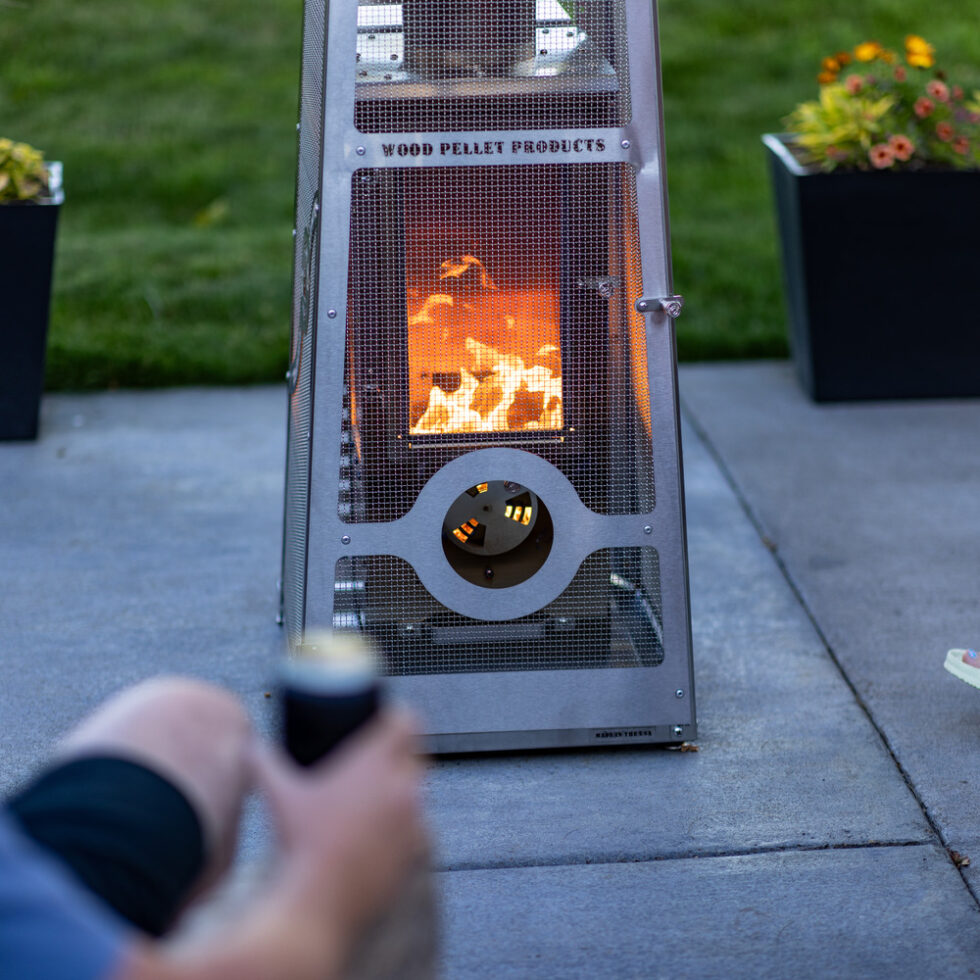 Outdoor Wood Pellet Patio Heater | The Big Timber