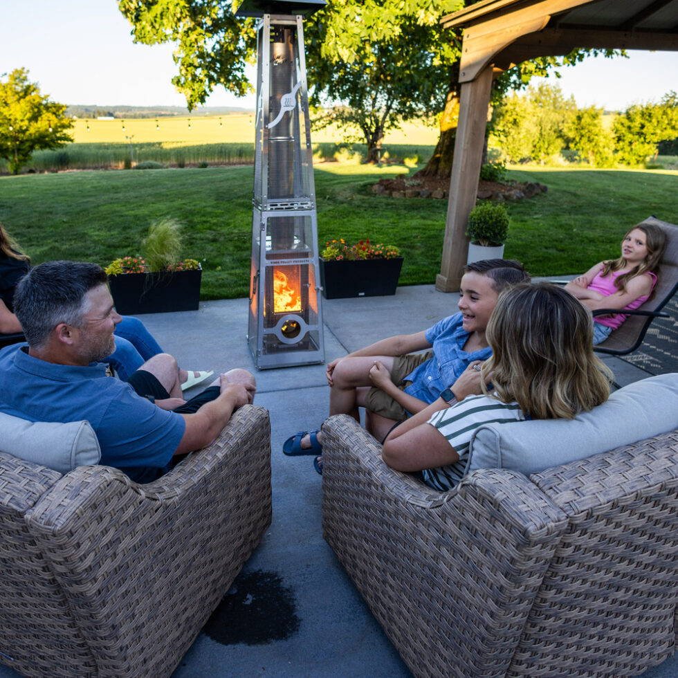 Outdoor Wood Pellet Patio Heater | The Big Timber